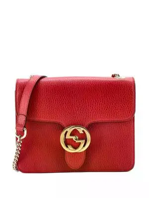 Gucci Interlocking Leather Small Shoulder Bag