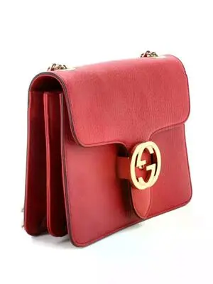 Gucci Interlocking Leather Small Shoulder Bag