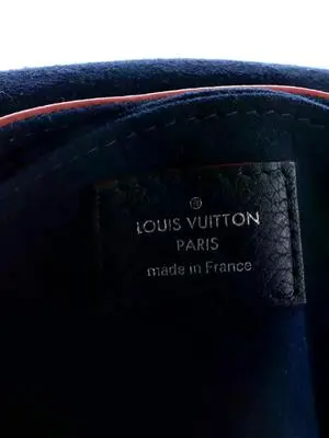 LOUIS VUITTON Mylockme Studded Leather Satchel Handbag - Blue