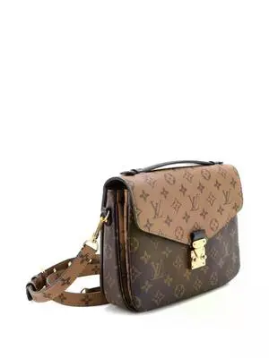 LOUIS VUITTON Pochette Metis Reverse Monogram Canvas - Brown