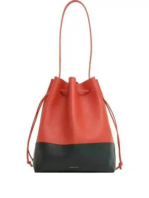 MANSUR GAVRIEL Cabas Drawstring Bucket Bag - Red