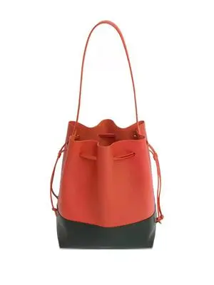 MANSUR GAVRIEL Cabas Drawstring Bucket Bag - Red