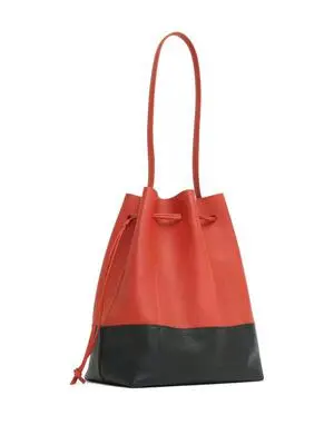 MANSUR GAVRIEL Cabas Drawstring Bucket Bag - Red