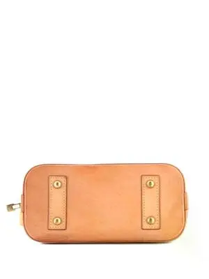 LOUIS VUITTON Alma Bb Monogram Canvas Crossbody Bag - Brown
