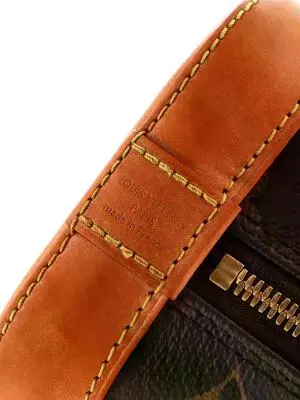 LOUIS VUITTON Alma Bb Monogram Canvas Crossbody Bag - Brown