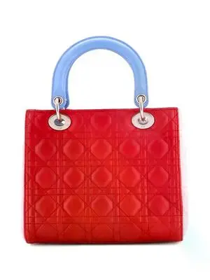 Dior Lady Medium Satchel Bag - Blue