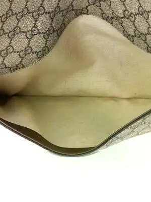 Gucci Neo Vintage Flap Messenger Gg Coated Canvas Medium - Brown