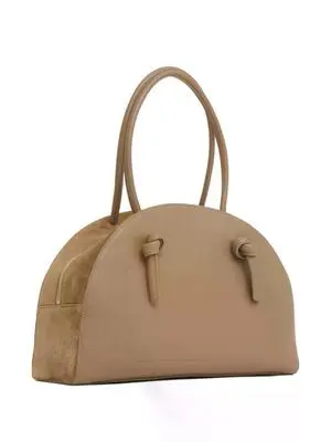 MANSUR GAVRIEL Fortuna Knotted Bowling Bag - Neutrals