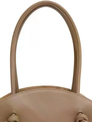 MANSUR GAVRIEL Fortuna Knotted Bowling Bag - Neutrals