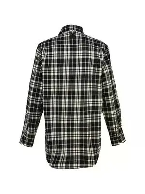 Vetements Check-pattern Logo-appliqué Shirt