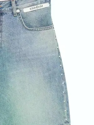 KIMHEKIM Faux-pearl Embellished Denim Shorts