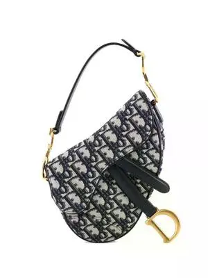 Dior Saddle Handbag Oblique Canvas Mini Shoulder Bag - Blue