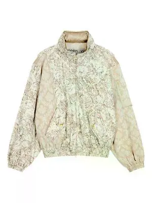 OPEN YY Paisley Panelled Bomber Jacket