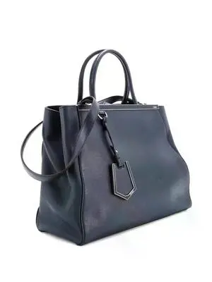 Fendi 2jours Medium Leather Tote Bag