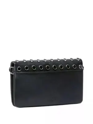 Pinko Eyelet Logo Crossbody Bag
