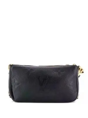LOUIS VUITTON Multi Pochette Accessoires Monogram Empreinte Giant Crossbody Bag - Black