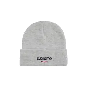 Supreme Classic Logo Beanie - Grey