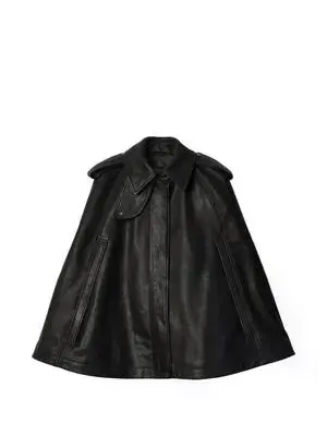Burberry Leather Cape