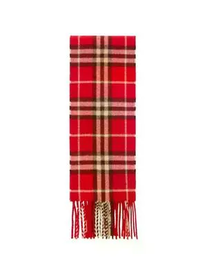 Burberry Check Fringing Scarf