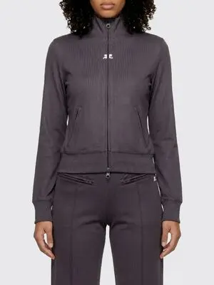 COURREGES Zip-up Sweatshirt - Blue