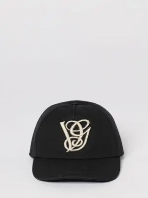 Valentino Garavani Embroidered Cotton Cap - Black