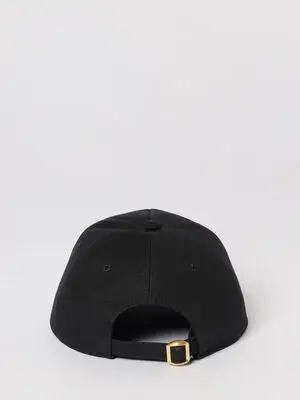 Valentino Garavani Embroidered Cotton Cap - Black