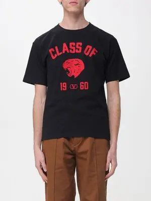 Valentino Garavani Cotton T-shirt With Logo - Black