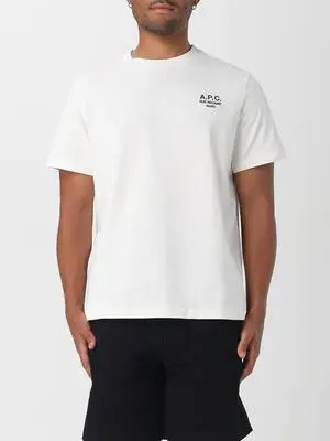 A.p.c. Short Sleeve Cotton T-shirt - White