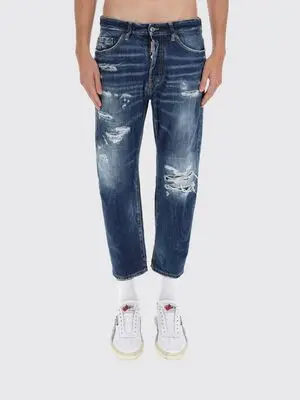 Dsquared2 Distressed Stretch Denim Slim Fit Jeans