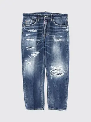 Dsquared2 Distressed Stretch Denim Slim Fit Jeans