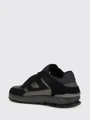 Axel Arigato Area Lo Fluffy Leather Sneakers - Black