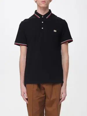 Valentino Garavani Cotton Polo Shirt With Logo - Black