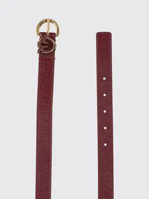 Pinko Love Birds Naplak Belt - Red