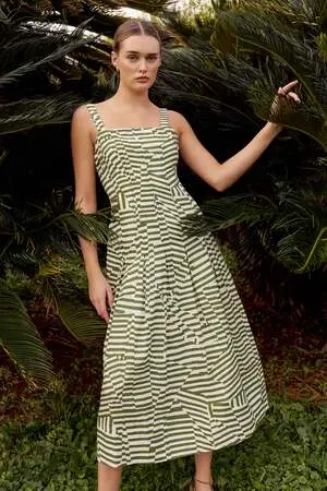 MARIE OLIVER Dixon Drop-waist Dress