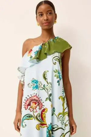 MARIE OLIVER Mora Ruffle A-line Dress