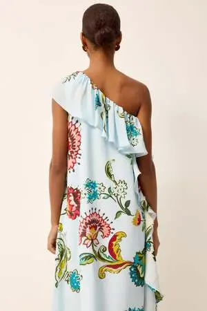 MARIE OLIVER Mora Ruffle A-line Dress