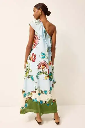 MARIE OLIVER Mora Ruffle A-line Dress