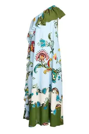 MARIE OLIVER Mora Ruffle A-line Dress
