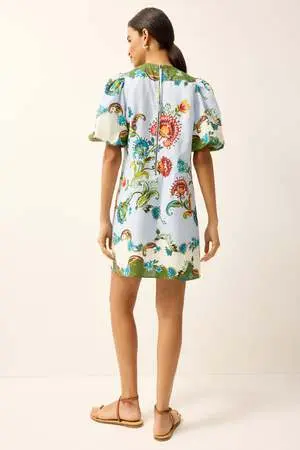 MARIE OLIVER Kiki Printed Ramie Dress