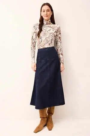 Dark Wash Skirts