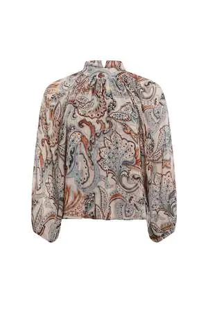 MARIE OLIVER Scottie Print Blouse