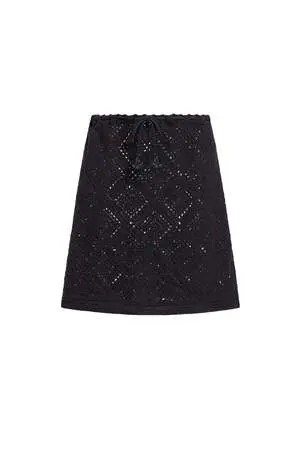 MARIE OLIVER Zebbie Crochet Skirt