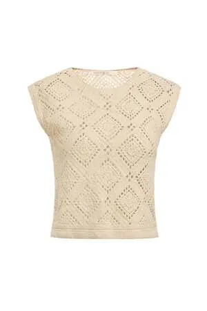 MARIE OLIVER Rainey Crochet Top