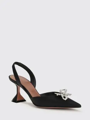 Amina Muaddi Pointed Toe Slingback Pumps