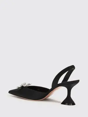 Amina Muaddi Pointed Toe Slingback Pumps