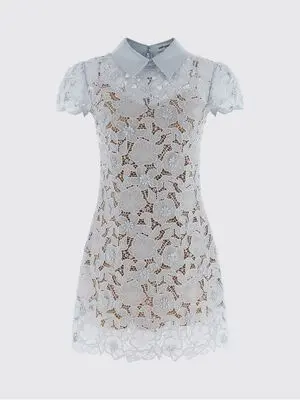 SELF-PORTRAIT Lace Dress With Peter Pan Collar