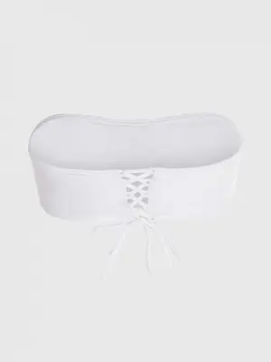 DIESEL® Logo Bandeau Bikini Top