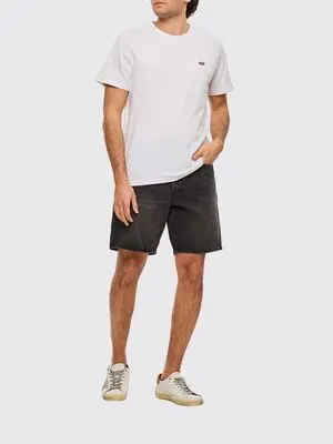 LEVI'S Cotton Denim Shorts - Grey