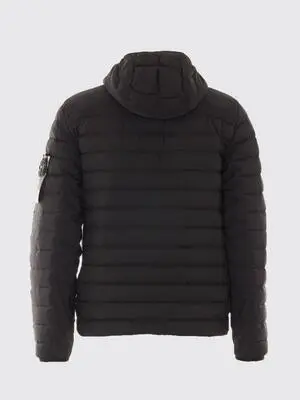Stone Island Padded Hooded Jacket - Black