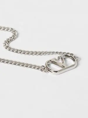 Valentino Garavani Logo Chain Bracelet - Silver